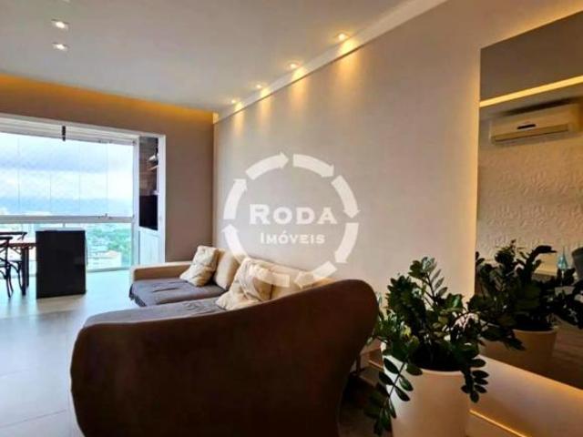 Apartamento à venda na Ponta da Praia, Santos SP: 3 quartos, 1 suíte, 2 salas, 3 banheiros, 2 vagas