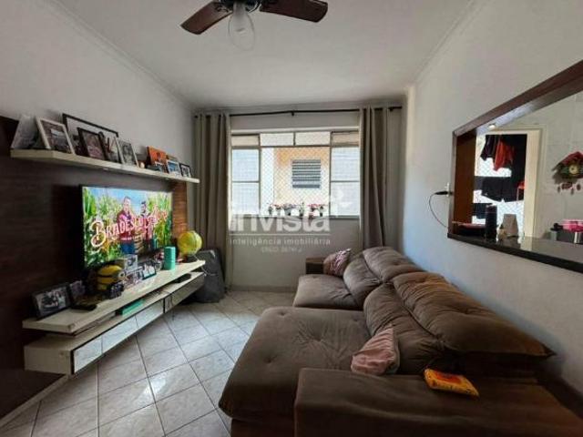 Apartamento à Venda na Ponta da Praia | 2 Dormitórios | Varanda | Vista Livre | 1 Vaga de Garagem