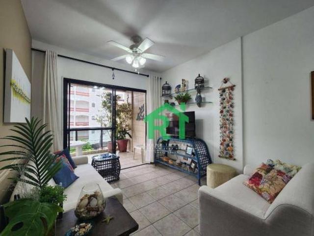Apartamento com 2 quartos 1 suíte, 1 vaga e sacada à venda em Enseada, Guarujá