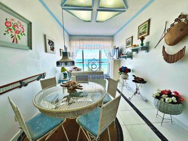 APARTAMENTO À VENDA NA PRAIA DA PITANGUEIRAS FRENTE TOTAL PARA O MAR