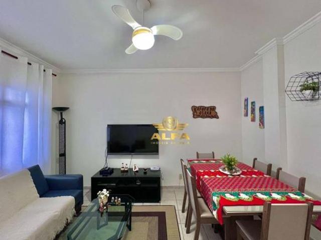 Apartamento à Venda na Praia das Astúrias Guarujá | 2 Dormitórios, Suíte e 1 Vaga – Alfa Imóveis Gua