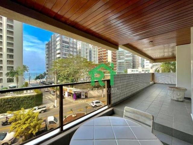 Apartamento à beira mar com 3 quartos 1 suíte, 2 vagas e lazer à venda em Astúrias, Guarujá