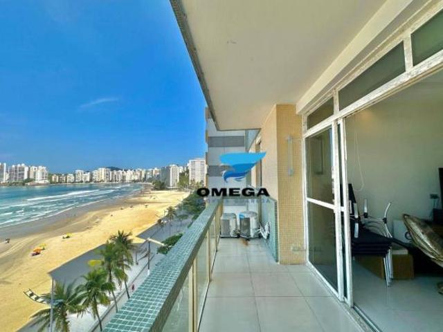 Apartamento à venda na praia das Pitangueiras no Guarujá I Omega Imoveis