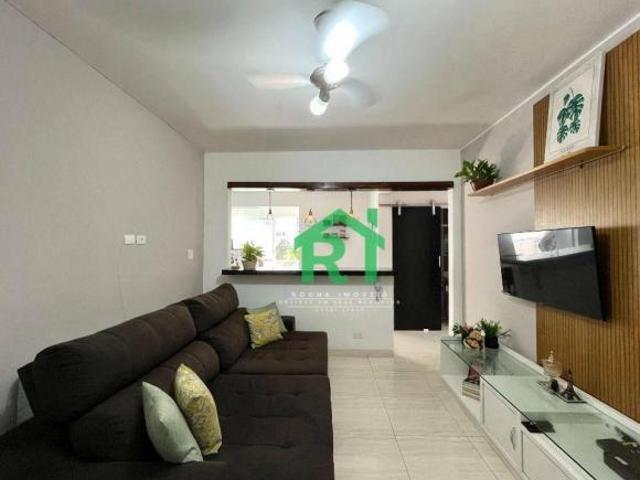 Apartamento com 2 quartos 1 suíte, 1 vaga e lazer à venda no Tombo, Guarujá