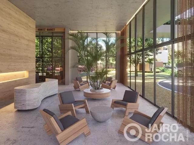 Apartamento a venda na praia dos Carneiros, 28m² com lazer completo