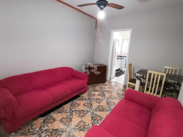 Apartamento a venda na praia grande, bairro ocian, com 1 quarto e 1 vaga
