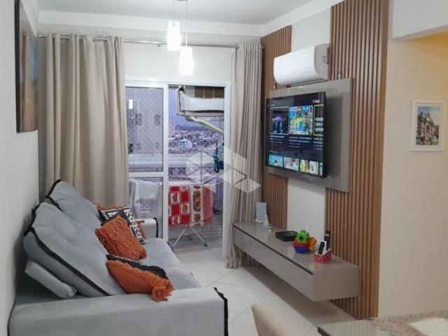 Apartamento a venda na Praia grande, bairro tupi, com 3 quartos, 1 suite e 1 vaga