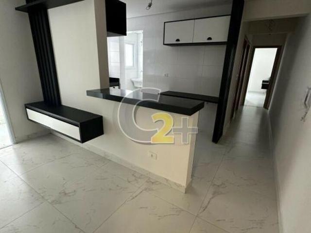 Apartamento a venda na Vila Caiçara, Praia Grande semi mobiliado, 2 quartos 1 suite, 1 vaga