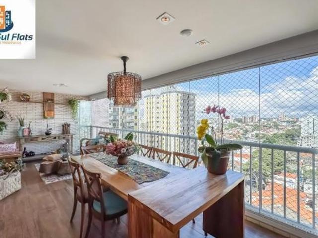 Apartamento à Venda Na Vila Gumercindo Com 3 Suítes e 3 Vagas Varanda Gourmet