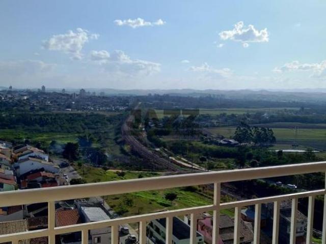 Apartamento à venda na Vila Industrial em São José dos Campos com suíte, sacada com vista livre e la