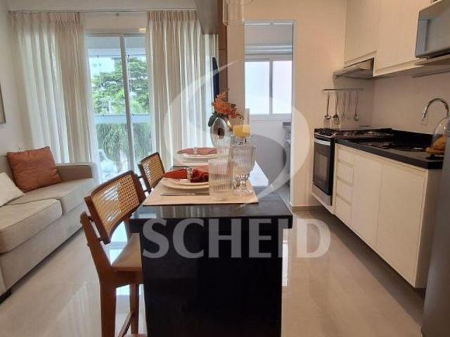 Apartamento à Venda na Vila Olímpia com 45m², 1 dormitório e 1 vaga