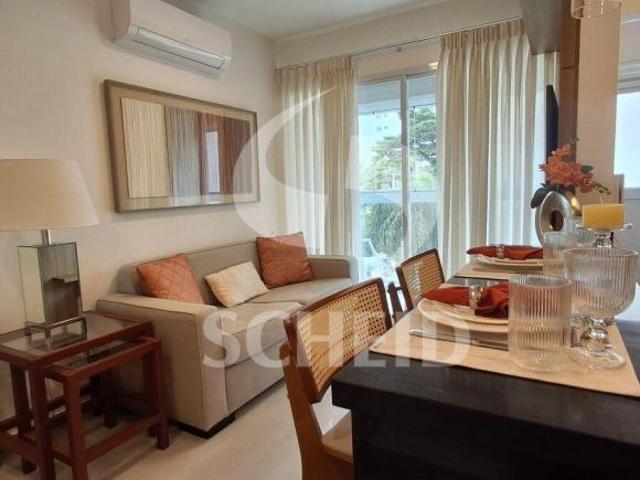 Apartamento à Venda na Vila Olímpia com 45m², 1 dormitório e 2 vagas