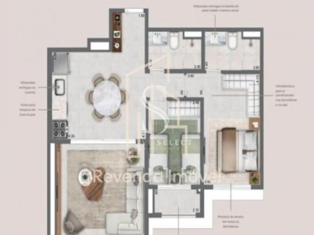 Apartamento à venda na Vila Mariana 2 Dormitórios, 2 Banheiros e 1 Vaga Conh