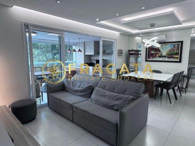 Apartamento à Venda na Vila Romana 145m², 3 Suítes, Varanda Gourmet e 4 Vagas
