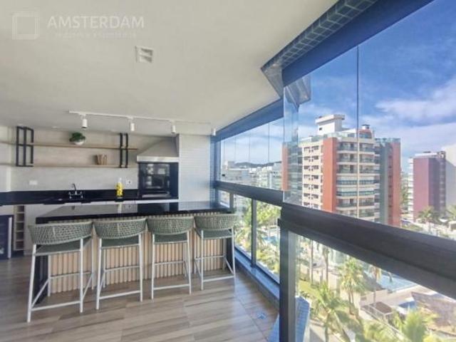 Apartamento à venda no M6 na Riviera, 4 dormitórios sendo 3 suítes, 2 vagas, varanda gourmet, 130m²