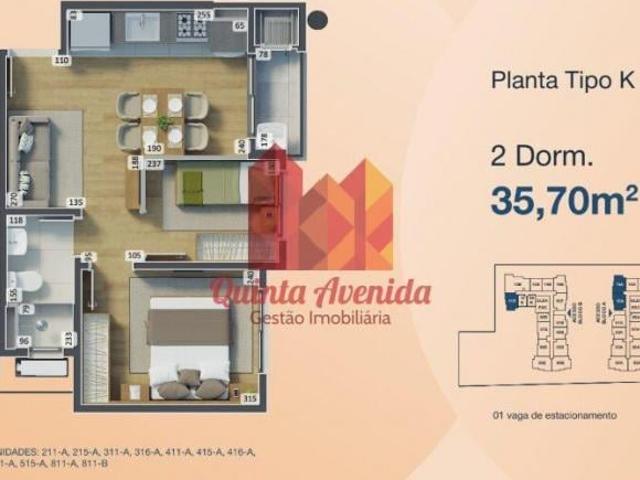 Apartamento à venda no Novo Mundo!