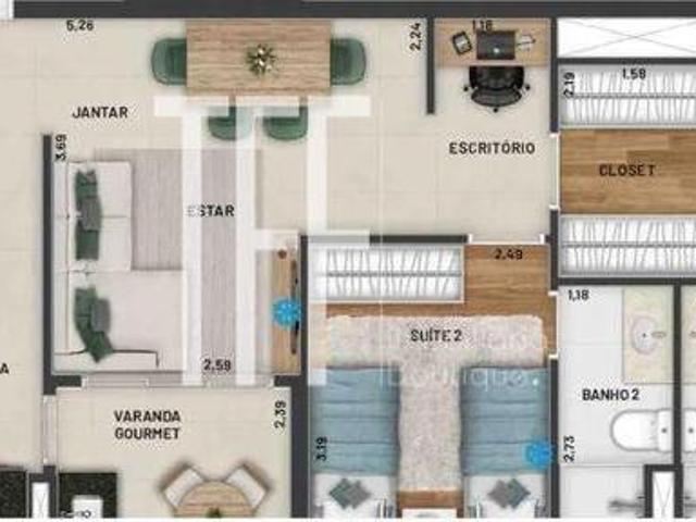 Apartamento a venda no Orion Norte Sul Campinas Construtora Patriani