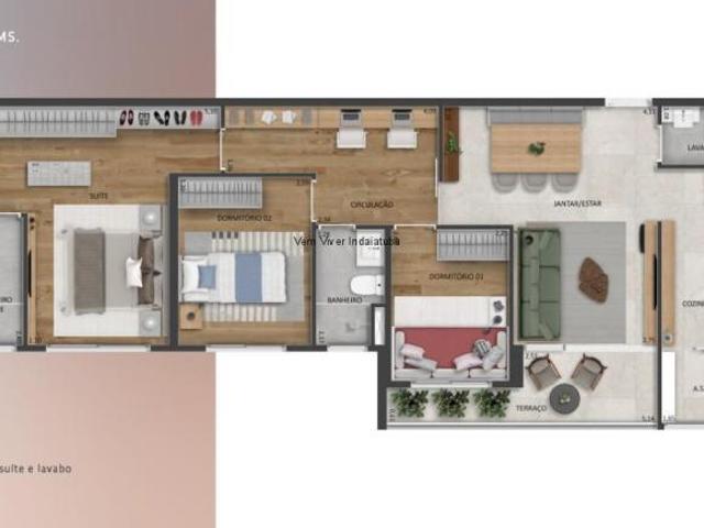 Apartamento à venda no Atmosphera Indaiatuba/SP