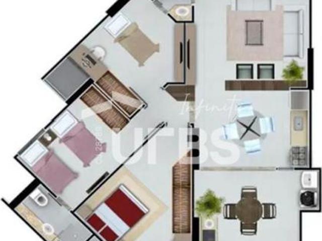 Apartamento a venda no Applause New Home, com 3 suítes, 86,68m², Nascente, Setor Coimbra