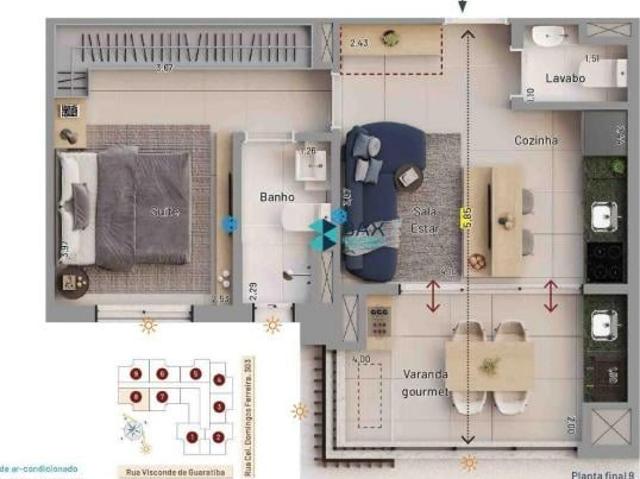 Apartamento à venda no bairro Vila Firmiano Pinto São Paulo/SP