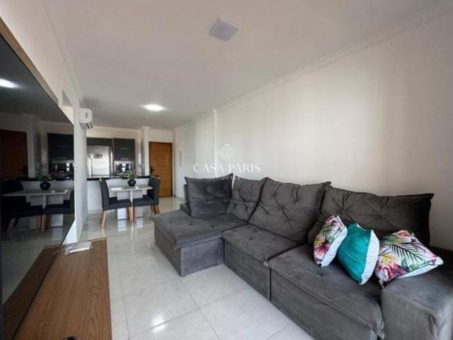 Apartamento à venda no bairro Aviação, Praia Grande 2 dorms 1 suíte, varanda gourmet e 2 vagas