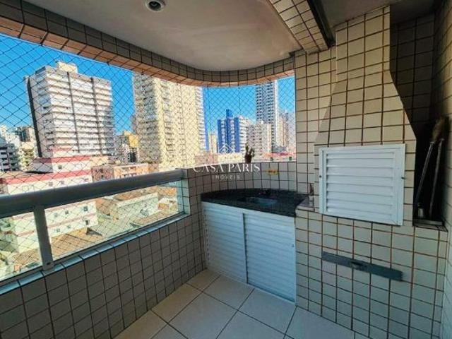 Apartamento à venda no Bairro Aviação Praia Grande/SP | 55m², varanda gourmet e 1 vaga