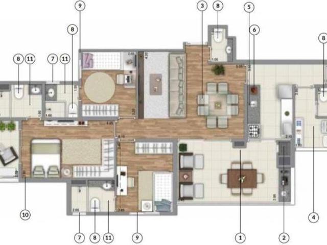 Apartamento à venda no bairro Bosque da Saúde São Paulo/SP, Sul
