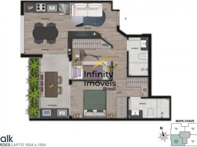 WALK LOUIRDES Apartamento à venda no bairro Lourdes Belo Horizonte/MG