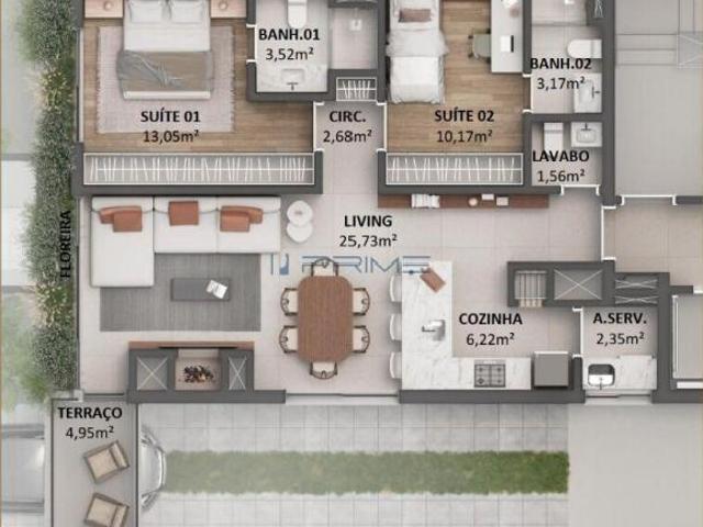 Apartamento à venda no bairro Mont&apos Serrat Porto Alegre/RS, Zona Norte