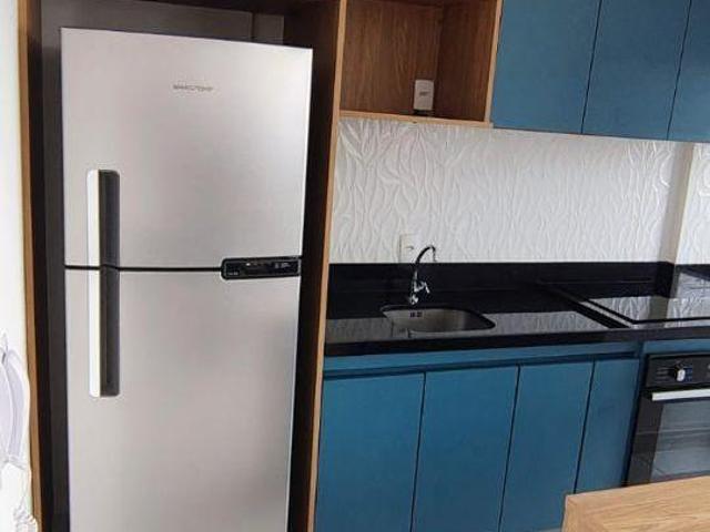 Apartamento á venda no Bethaville, 1 dormitórios 1 vaga, Acqua Park Bethaville. Mobiliado