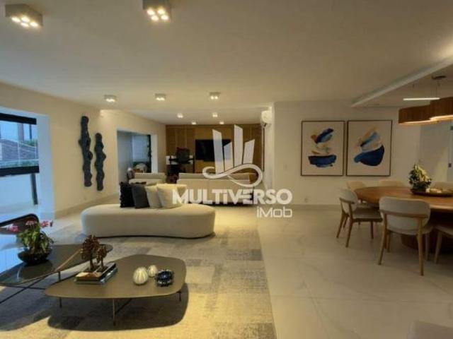 Apartamento à venda no Boqueirão Santos/SP – 4 suítes, frente, 320m² | Porcelanato | Portaria 24h