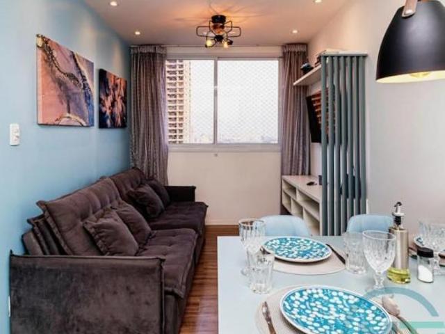 Apartamento à venda no Brás, São Paulo SP: 2 quartos, 1 suíte, 2 salas, 2 banhei