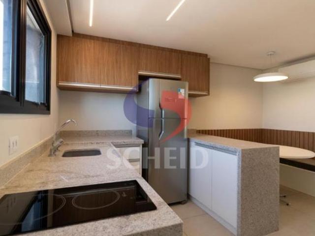 Apartamento á Venda no Brooklin com 42m², 1 quarto sendo 1 suíte, 1 vaga