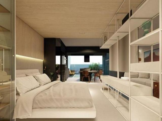 Apartamento à venda no Brooklin, com 83m², 1 dormitório e 1 vaga