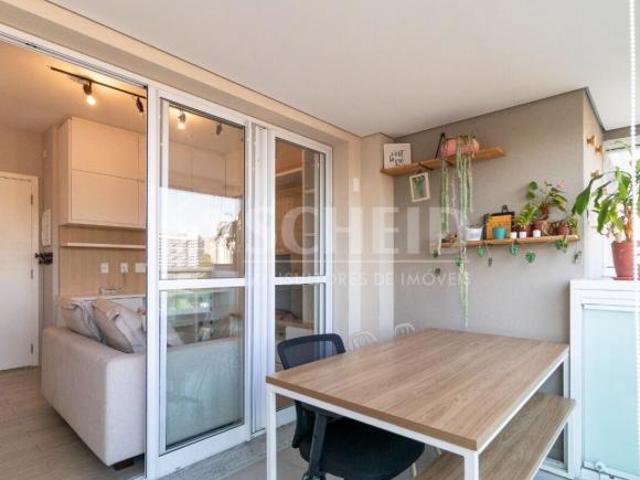 Apartamento á Venda no Brooklin com 38m², 1 quarto sendo 1 suíte, 1 vaga