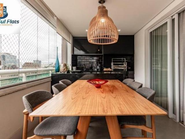 Apartamento à Venda No Brooklin Com 3 Suítes e 3 Vagas Varanda Gourmet Andar Alto