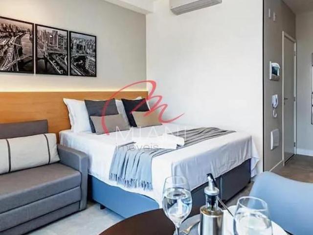 Apartamento à Venda no Brooklin Paulista com 29m² e 1 banheiro Próximo ao aeroporto de Congonhas