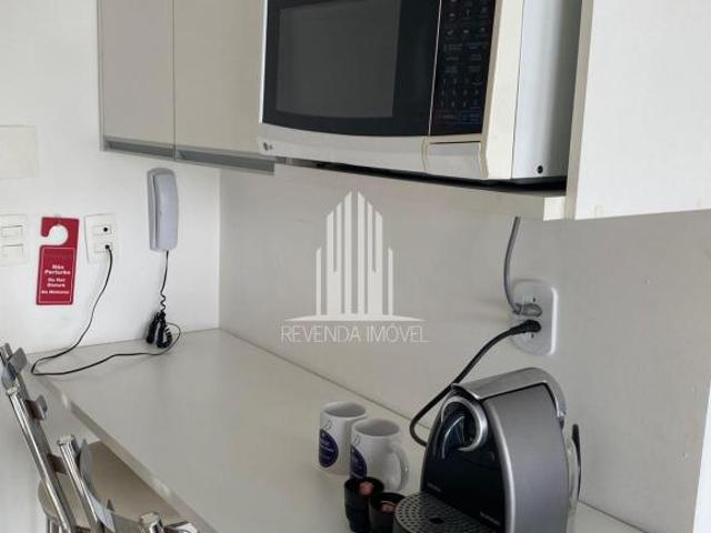 Apartamento à venda no Brooklin Paulista, São Paulo SP: 1 quarto, 1 banheiro, 1 vaga, 33m². Aproveit