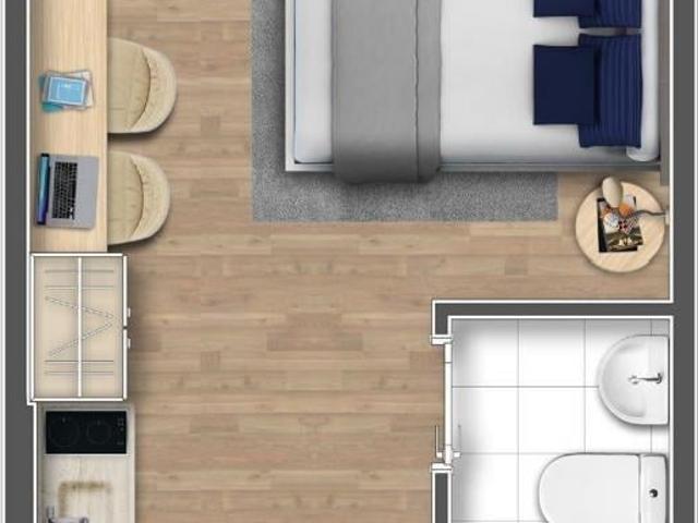 Apartamento à Venda no Brooklin Paulista, 24,13m², 1 Dormitório
