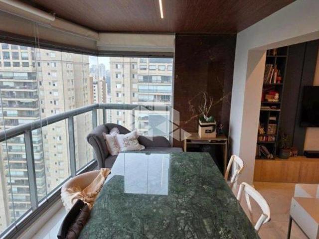 Apartamento à Venda no Brooklin 1 Quarto Ampliado e 2 Vagas