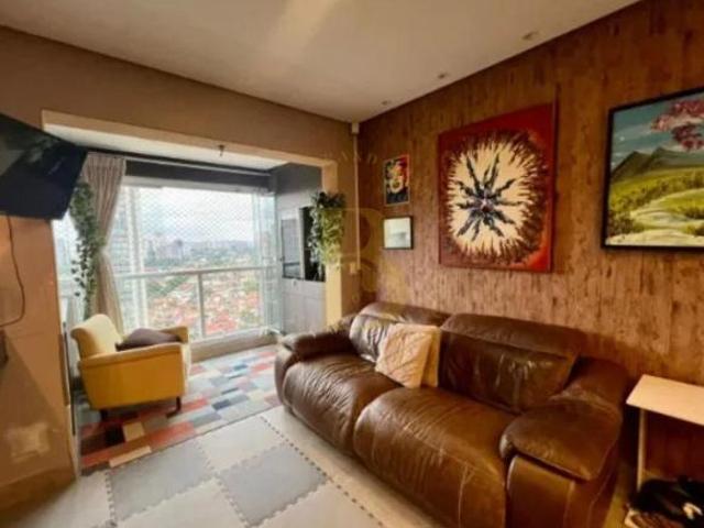 Apartamento à Venda no Brooklin ? 69m², 2 Dormitórios, Varanda Integrada e 1 Vaga