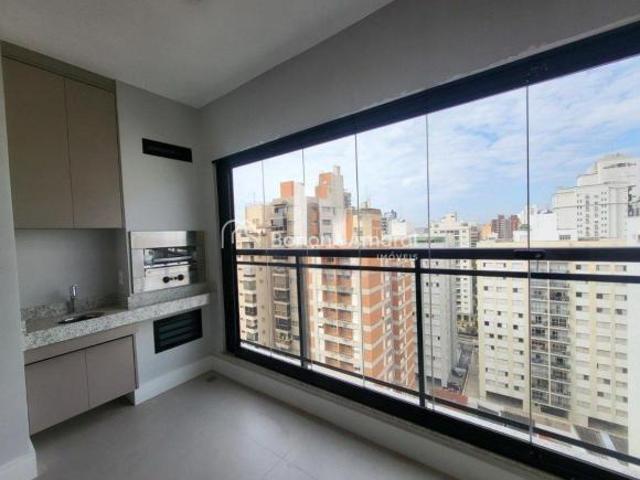 Apartamento à Venda no Cambuí 48 m² | 1 Dormitório | 2 Vagas | Andar Alto