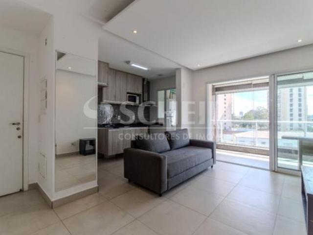 Apartamento á Venda no Campo Belo com 49m², 1 quarto, 1 vaga