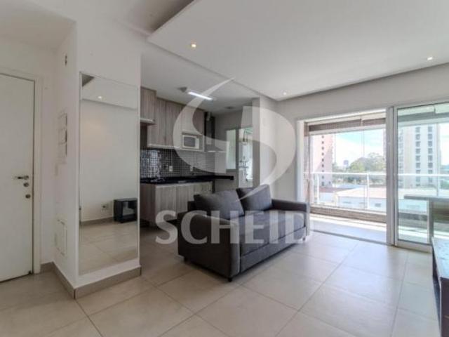 Apartamento á Venda no Campo Belo com 49m², 1 quarto, 1 vaga