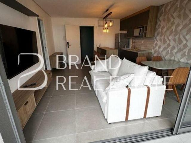 Apartamento à venda no Campo Belo com 54m, 1 quarto e 1 banheiro, mobliado