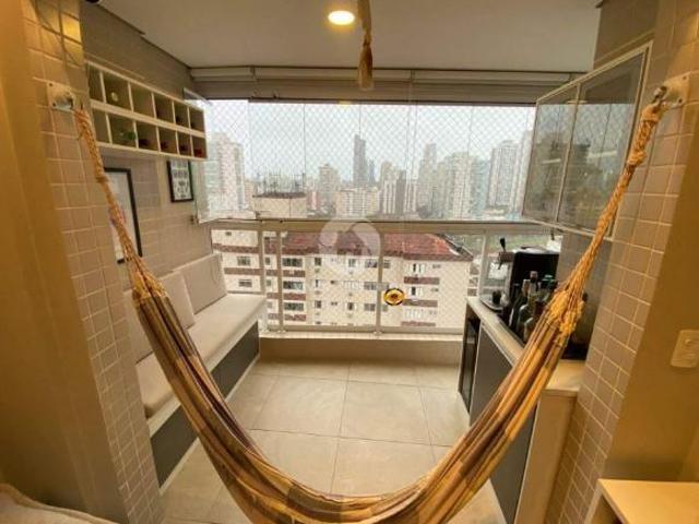 APARTAMENTO A VENDA NO CAMPO GRANDE, 02 DORMITÓRIOS, SACADA E LAZER COMPLETO