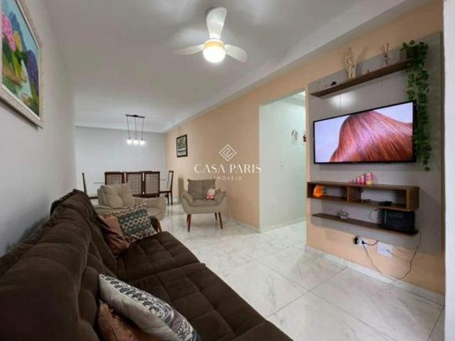 Apartamento à venda no Canto do Forte, Praia Grande 2 dorms 1 suíte com vista mar e varanda gour