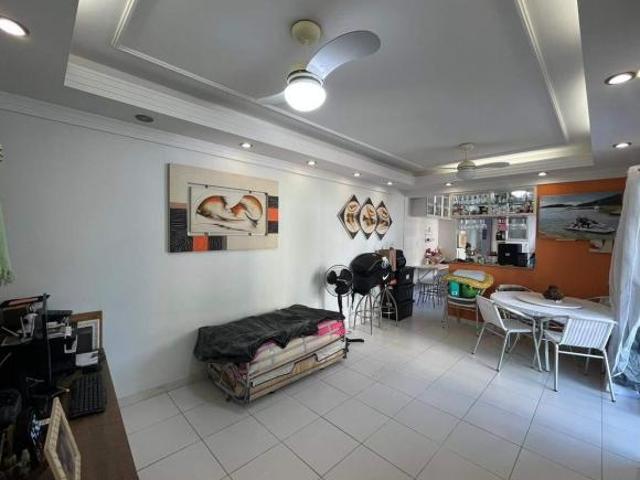 Apartamento à venda no Canto do Forte, Praia Grande: 2 quartos 1 suíte c/ vista mar e varanda gour