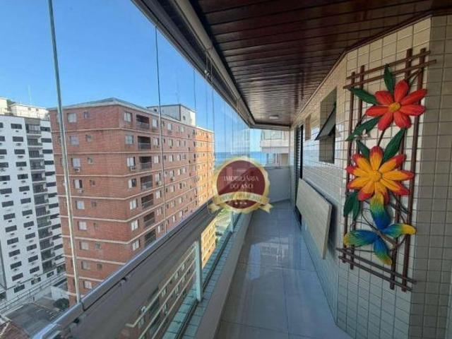 Apartamento à venda no Canto do Forte, Praia Grande | Vista para o mar | 2 dormitórios | 50m da prai
