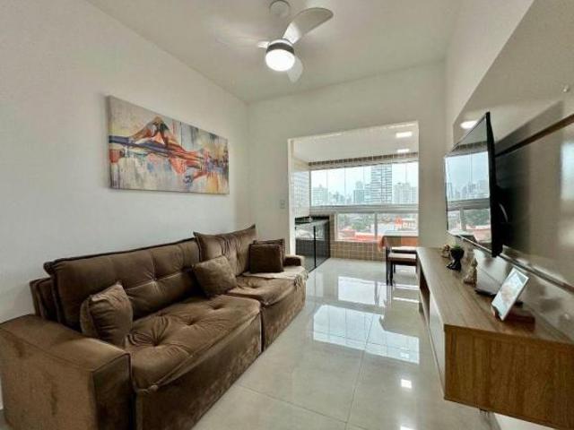 Apartamento à Venda no Canto do Forte – 2 Dormitórios | Mobiliado | 500m da Praia | Praia Grande